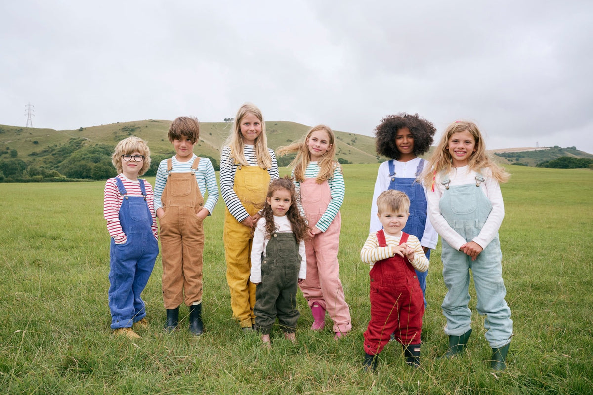 Cord Dungarees in all Colours – Dotty Dungarees Ltd